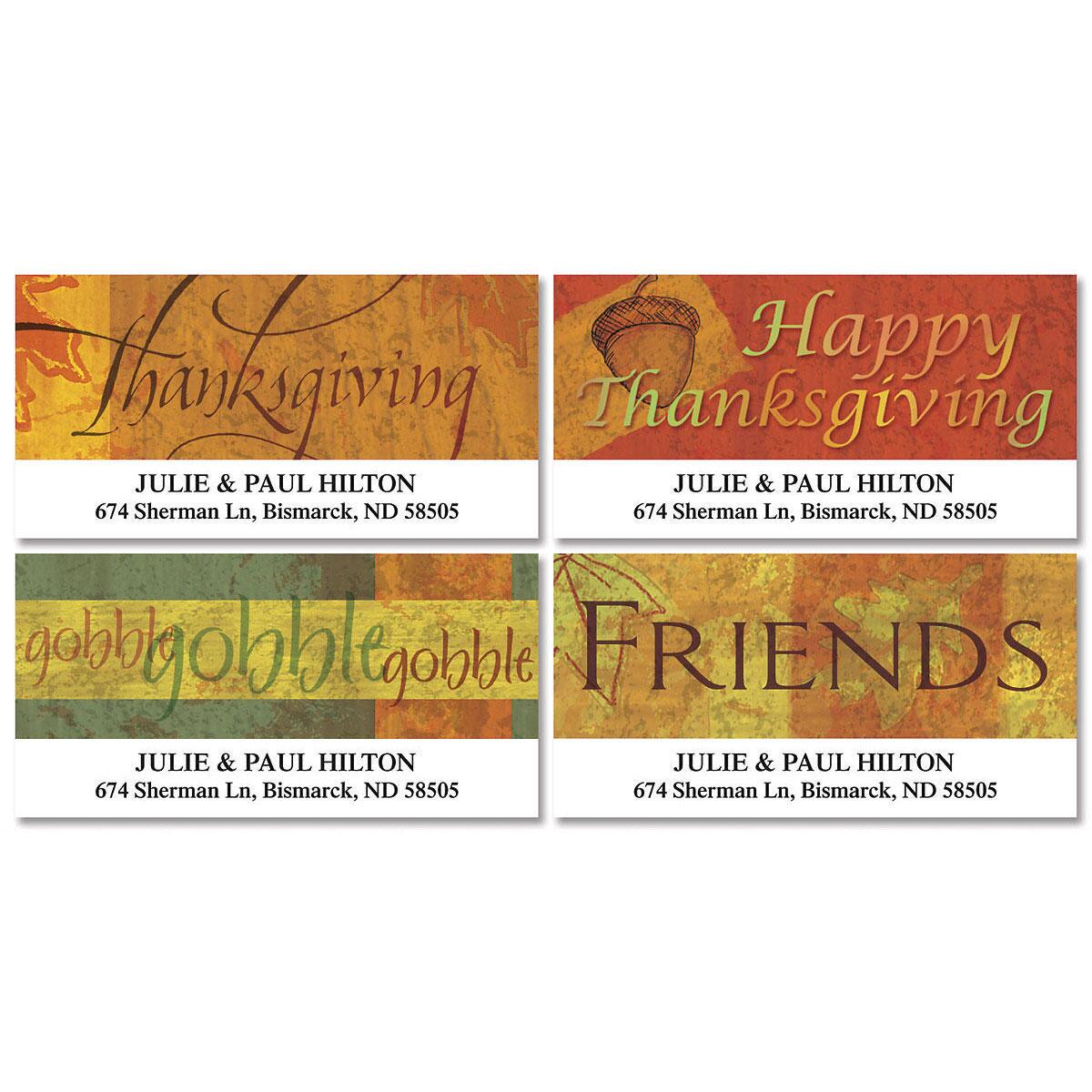 Autumn Appreciation Deluxe Return Address Labels | Colorful Images