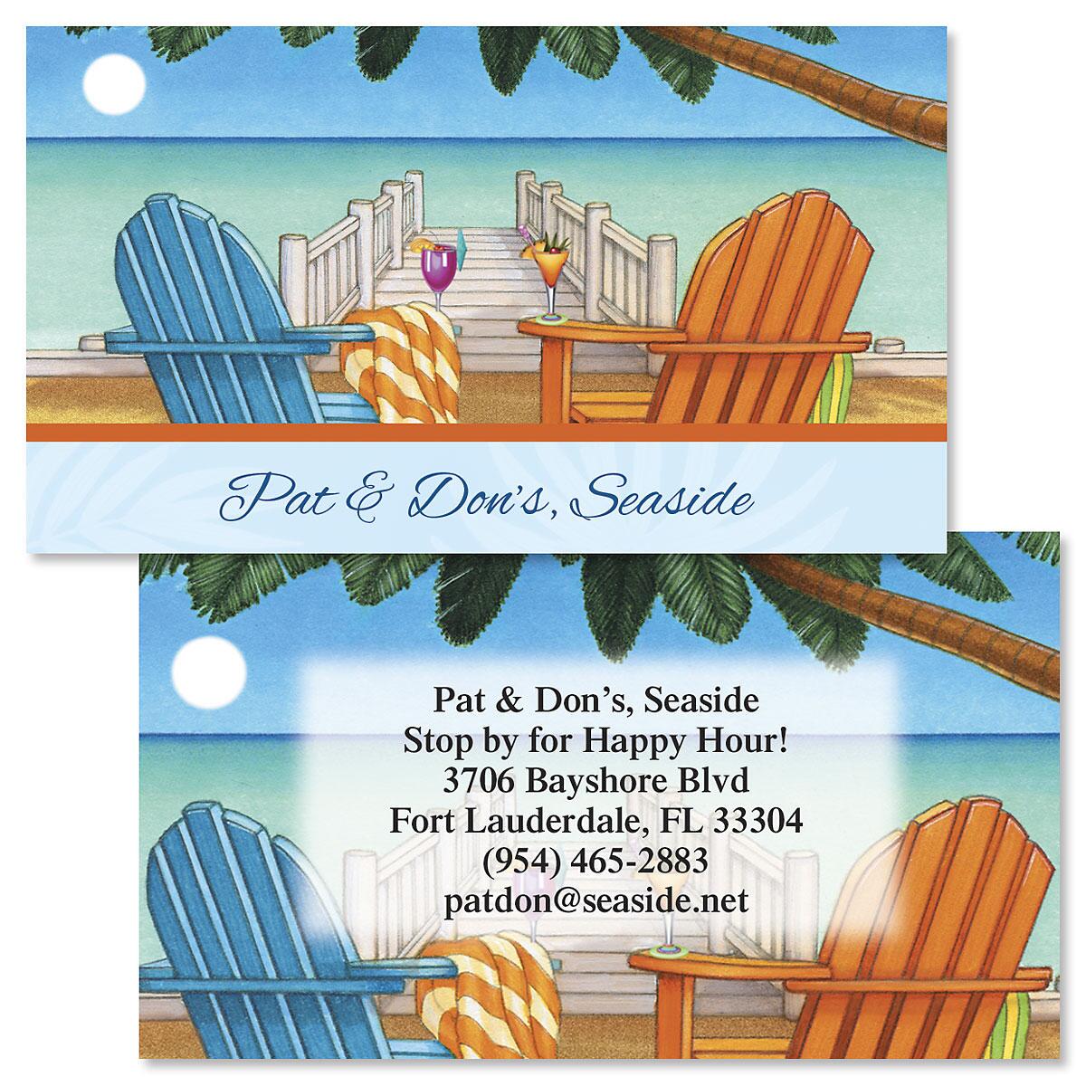 Bahama Breeze Double Sided Business Cards | Colorful Images