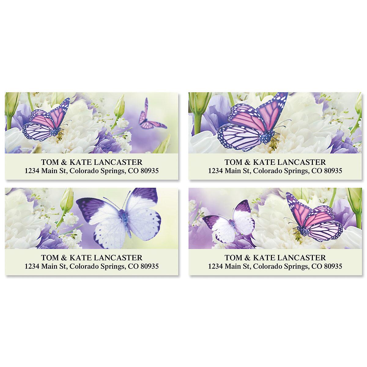 Butterfly Deluxe Address Labels | Colorful Images