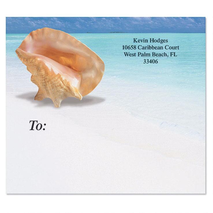 Calm Seas Package Labels | Colorful Images