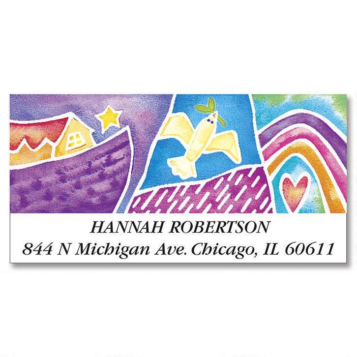 Christian Spirit Deluxe Return Address Labels | Colorful Images