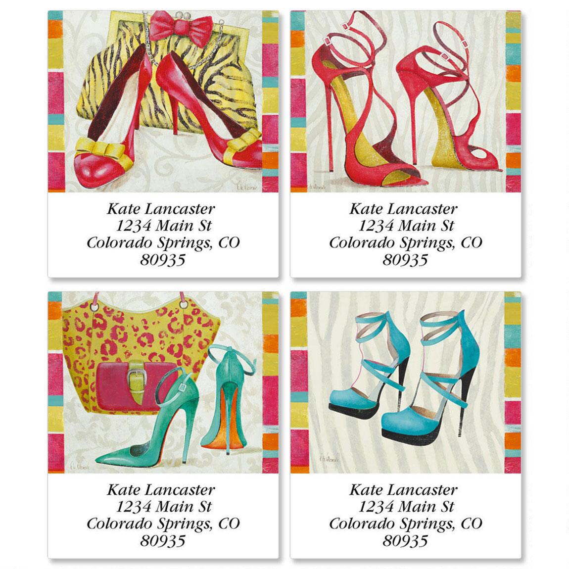 Classy Select Return Address Labels | Colorful Images