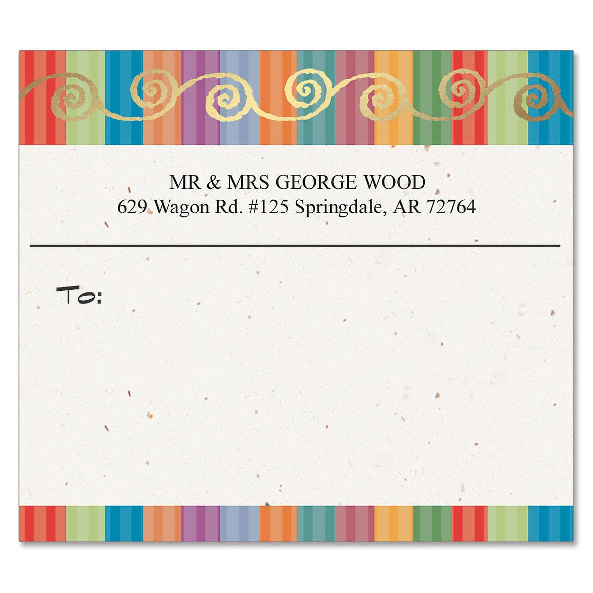 Color Caravan Foil Package Labels | Colorful Images