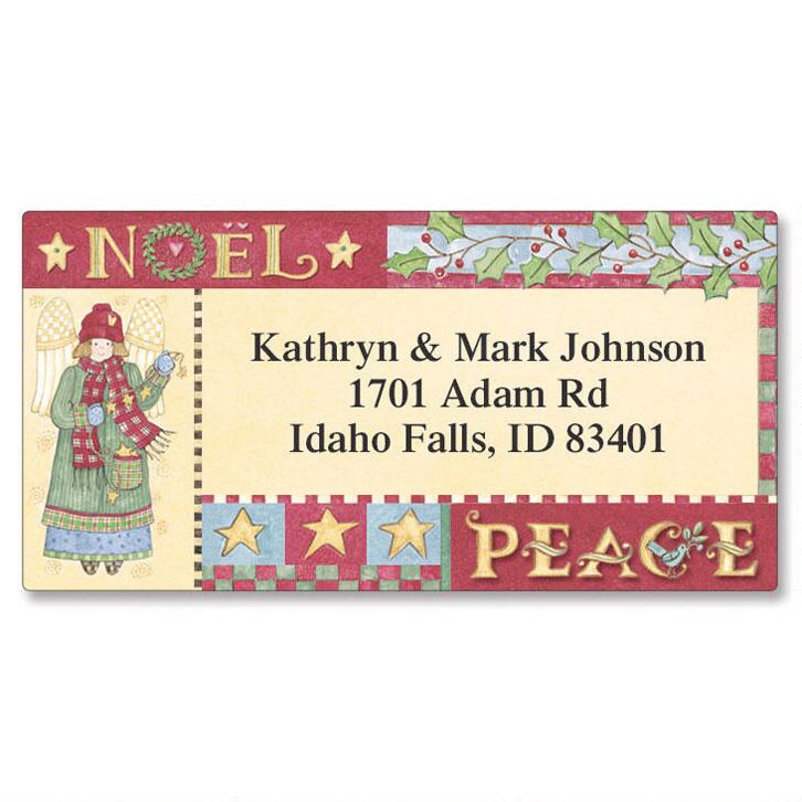 Country Border Return Address Labels | Colorful Images