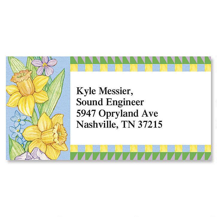 Country Seasonal Year-Round Border Return Address Labels | Colorful Images
