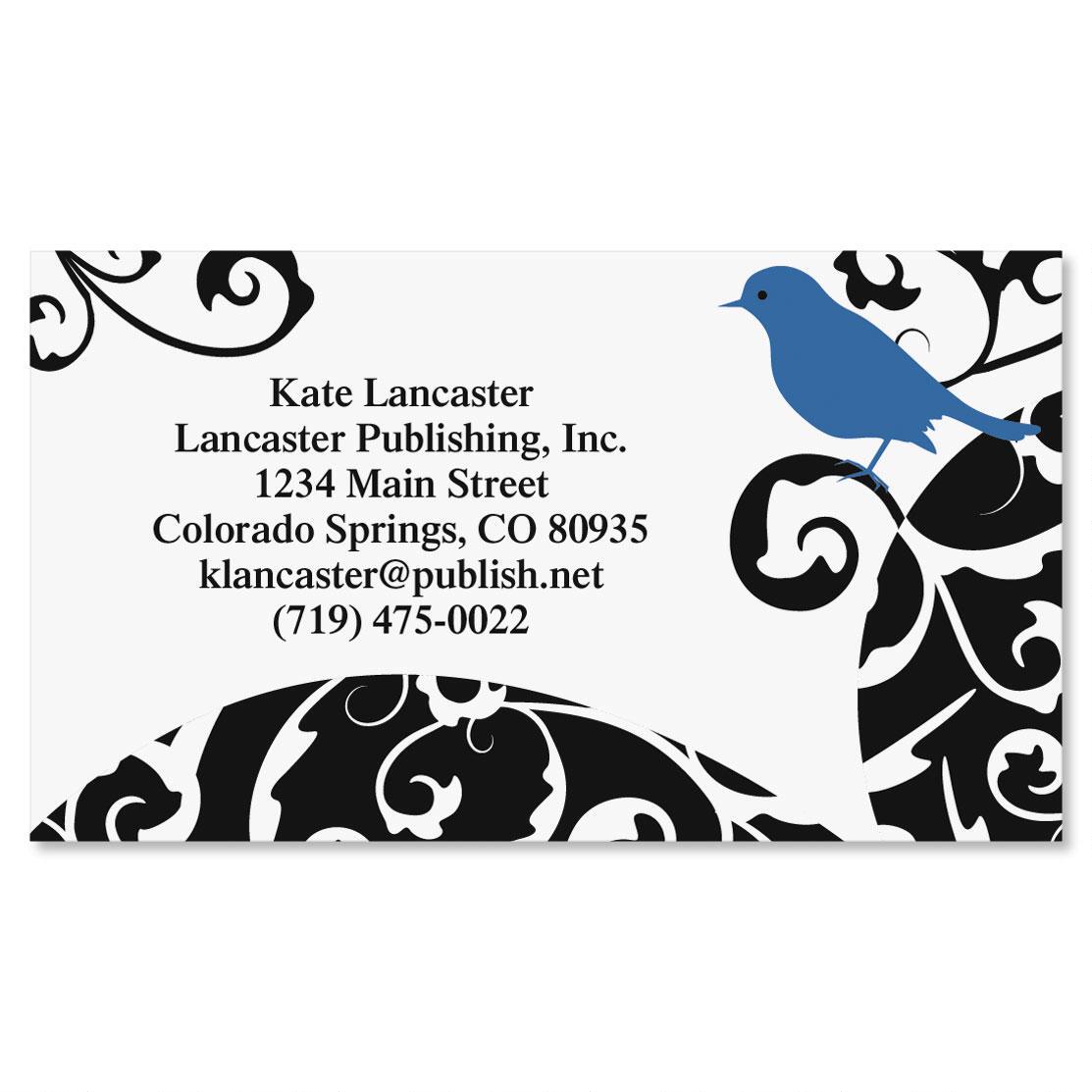 Distinctive Bird Business Cards | Colorful Images