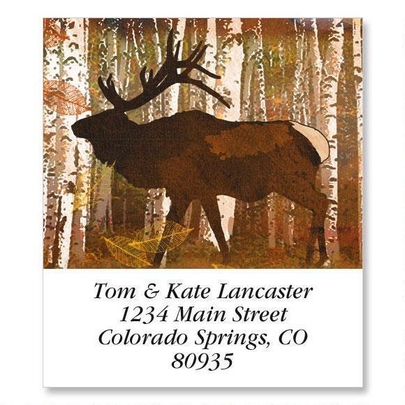 Elk Select Return Address Labels | Colorful Images
