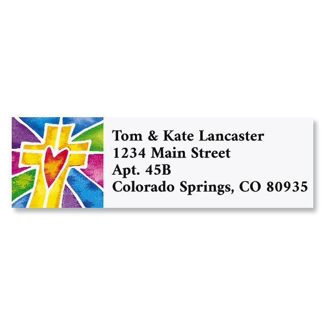 Faith Classic Return Address Labels | Colorful Images