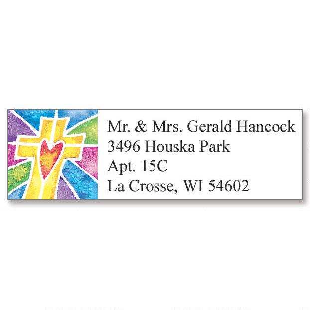 Faith Classic Return Address Labels | Colorful Images