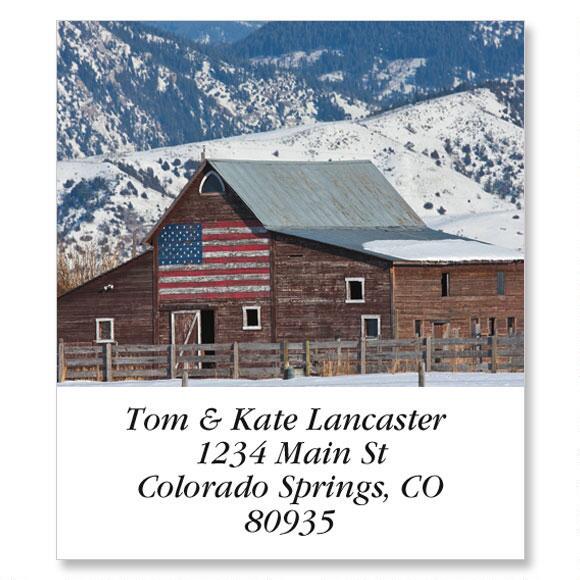 Farm Landscapes Select Return Address Labels | Colorful Images