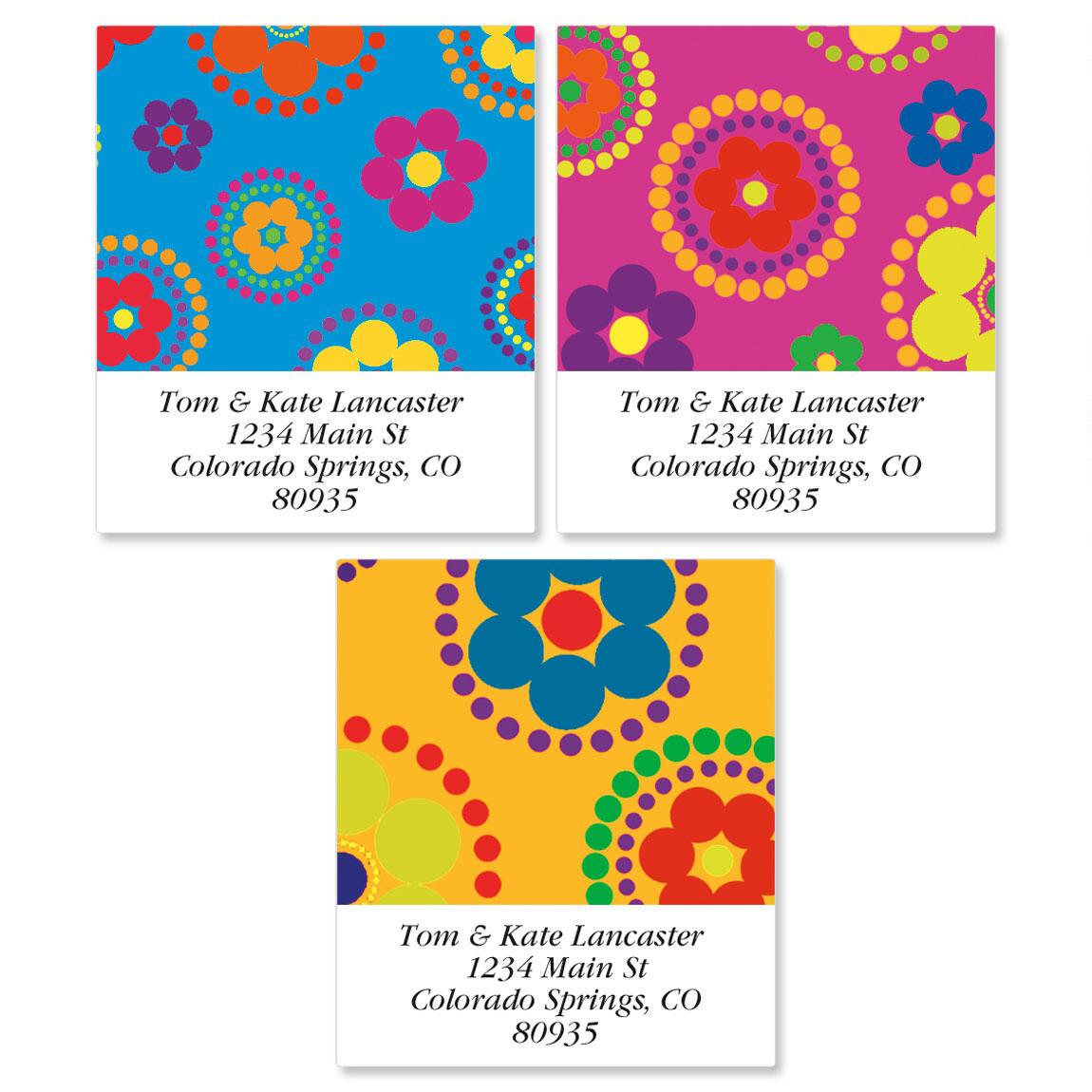 Fiesta Select Return Address Labels | Colorful Images