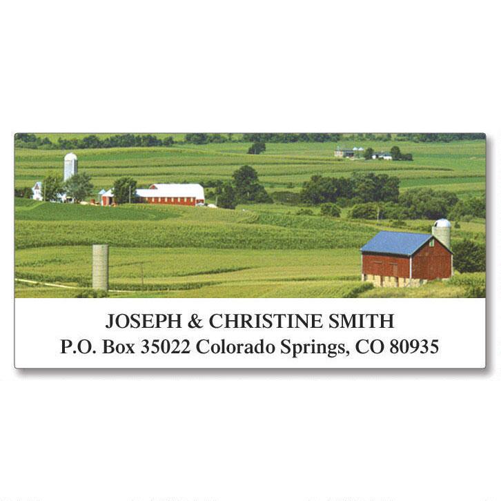 Four Seasons Deluxe Return Address Labels | Colorful Images