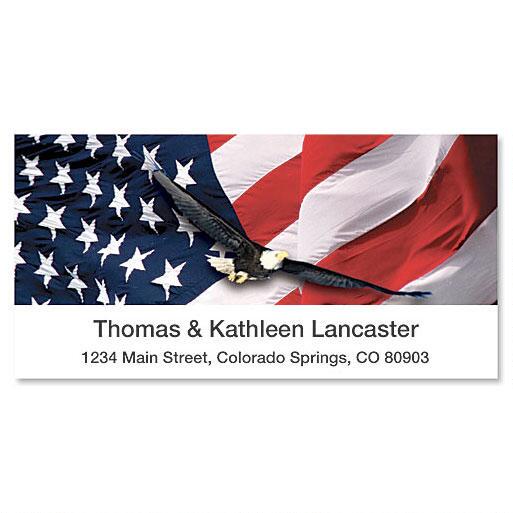 Freedom Deluxe Return Address Labels | Colorful Images
