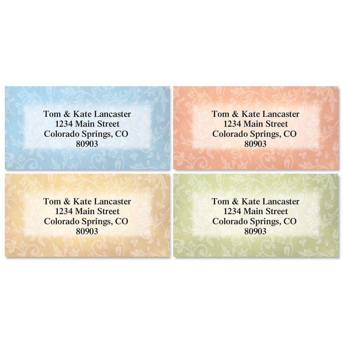 Fresco Border Return Address Labels | Colorful Images