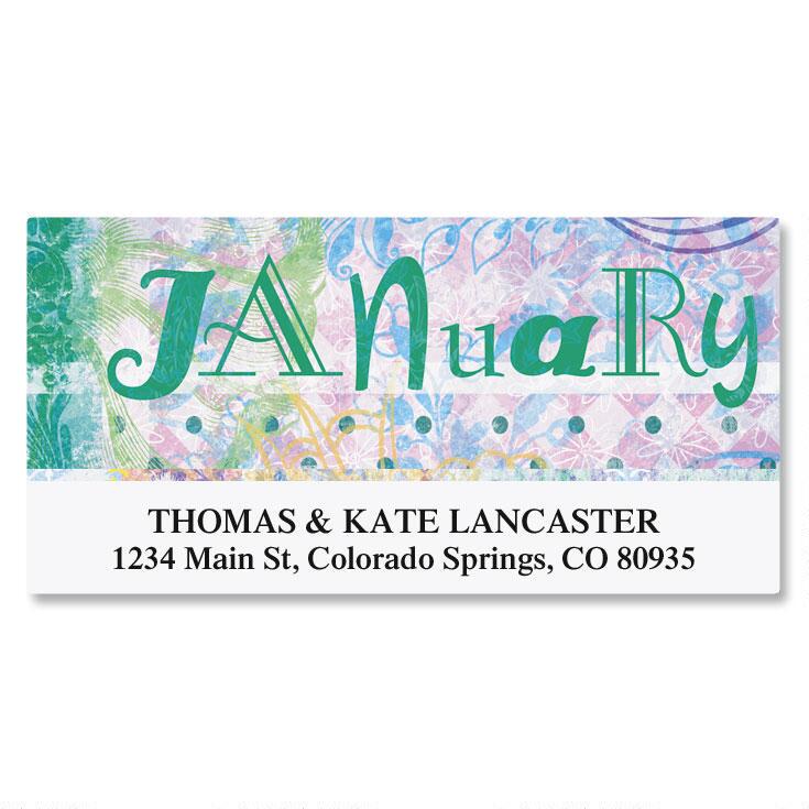 Fresh Focus Year Round Deluxe Return Address Labels | Colorful Images