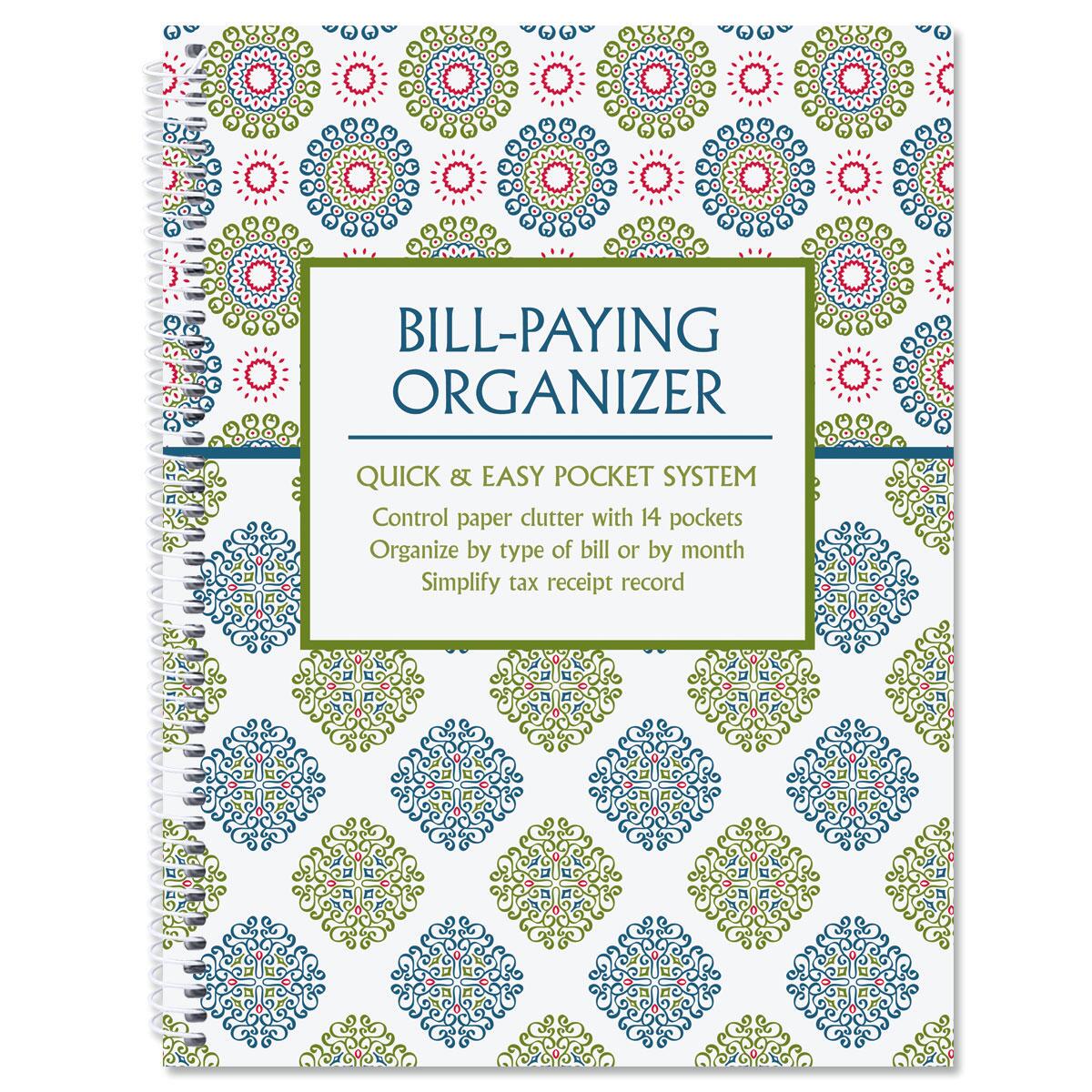 Fresh Patterns Bill Paying Organizer | Colorful Images