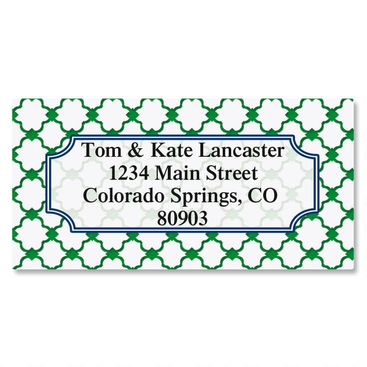 Freshwater Border Return Address Labels | Colorful Images