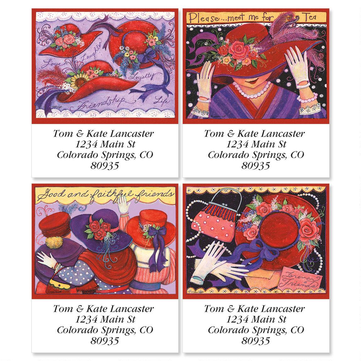 Friends Forever Select Return Address Labels | Colorful Images