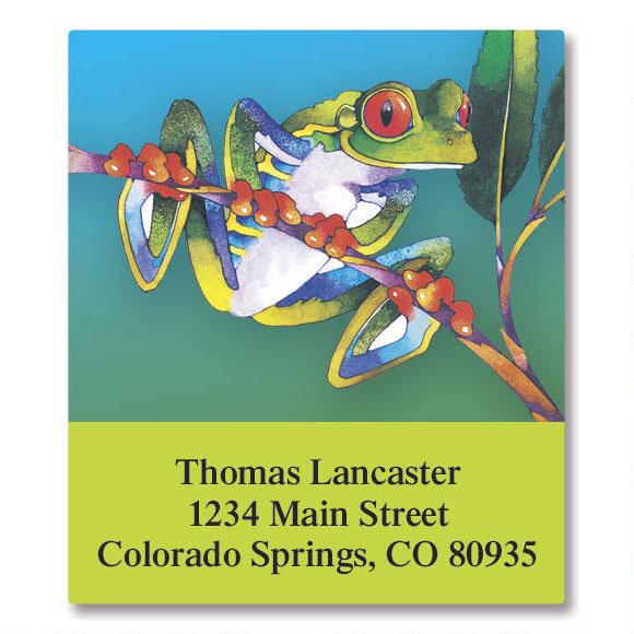 Frog Select Return Address Labels | Colorful Images