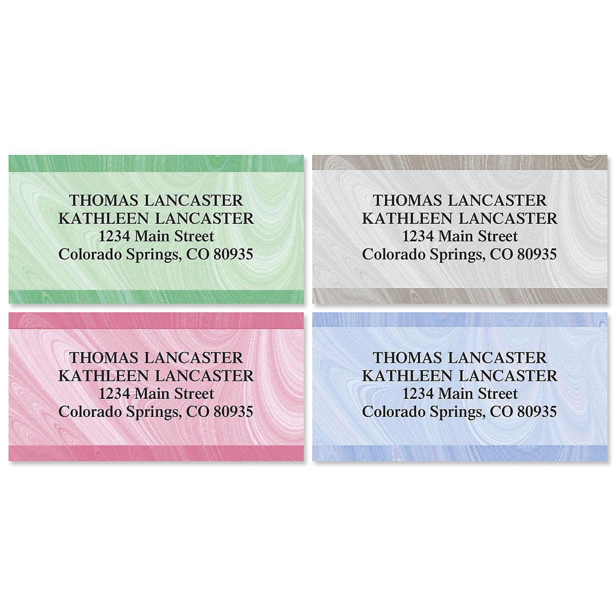 Genesis Border Return Address Labels | Colorful Images