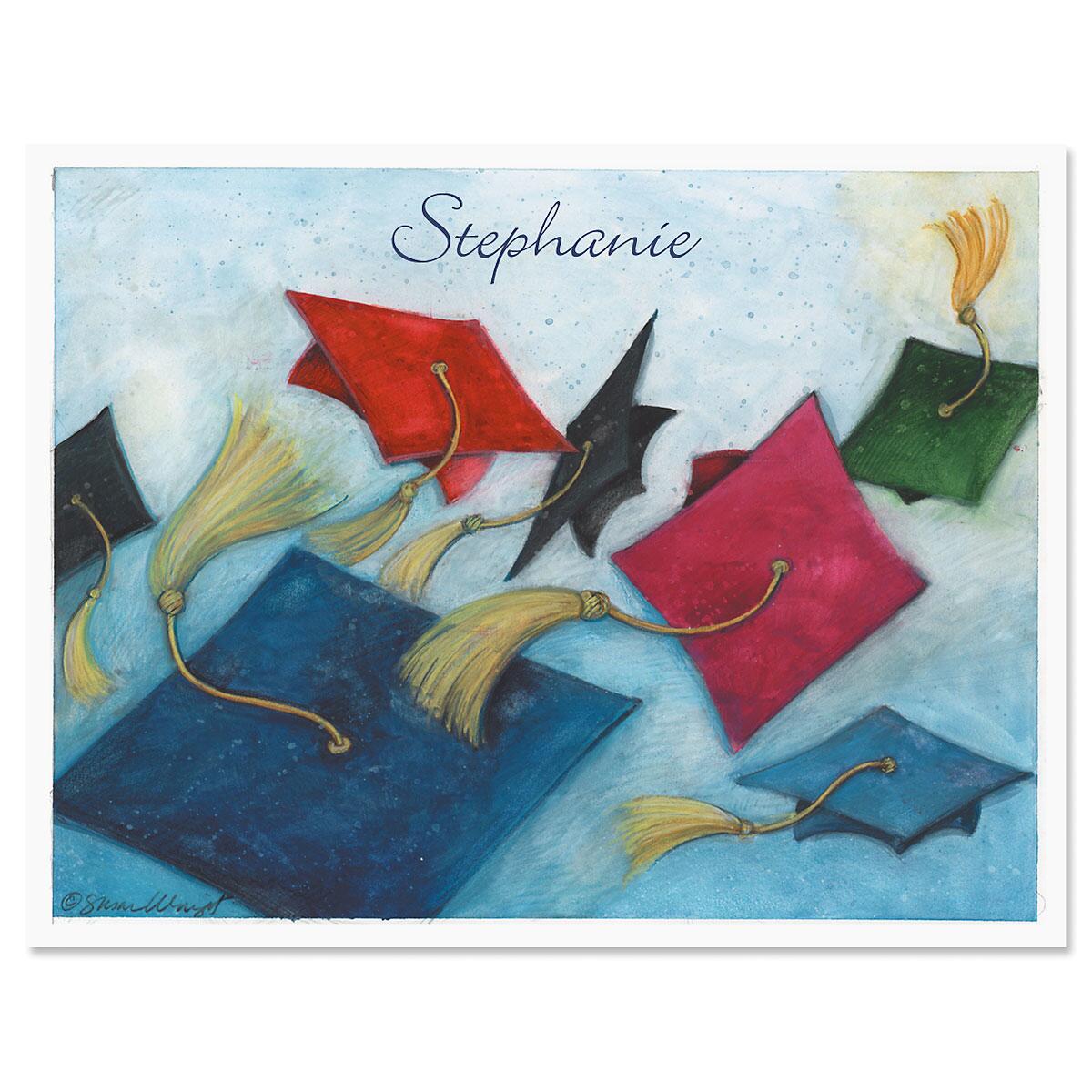 Graduation Day Custom Note Cards | Colorful Images