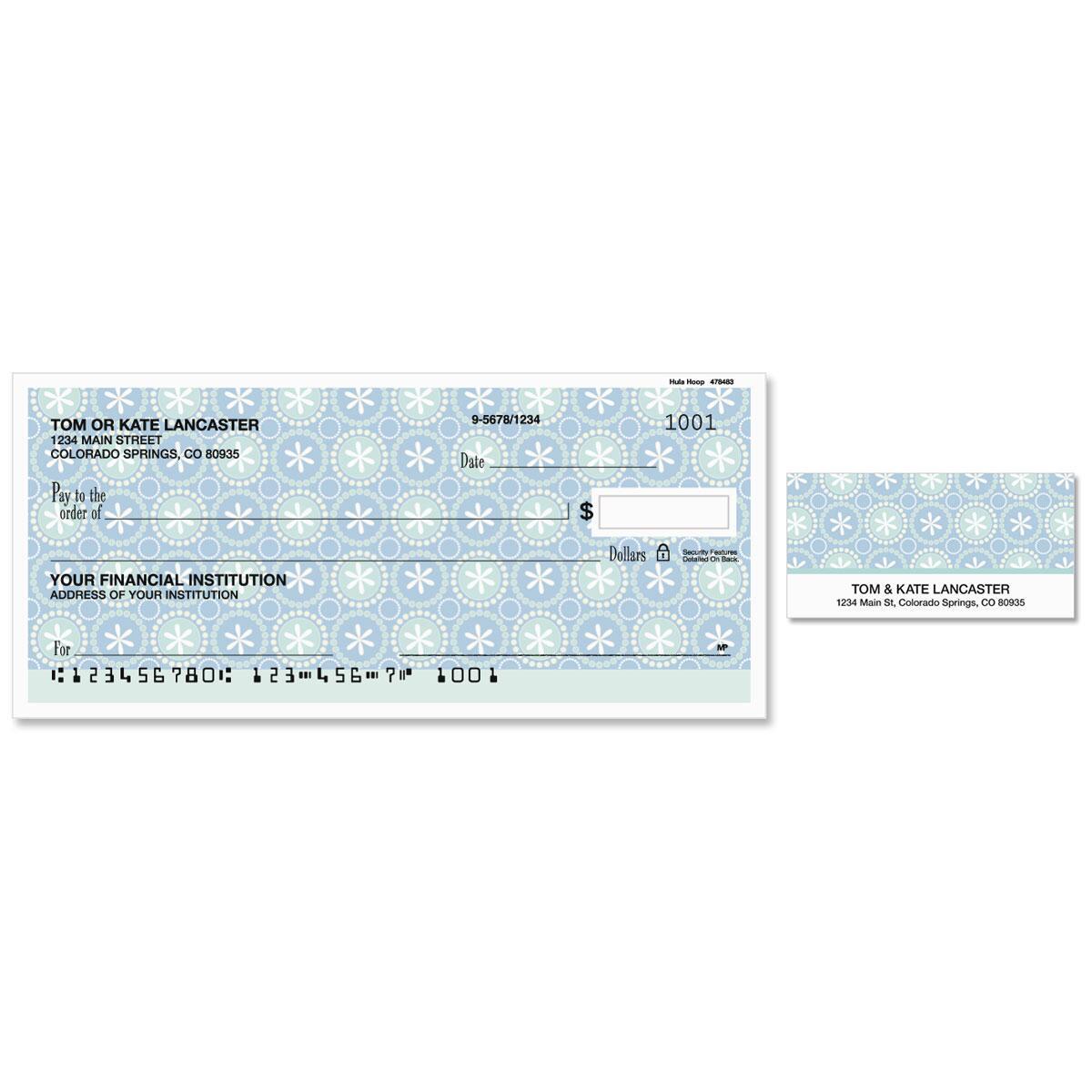 Hula Loop Personal Single Checks With Matching Address Labels ...