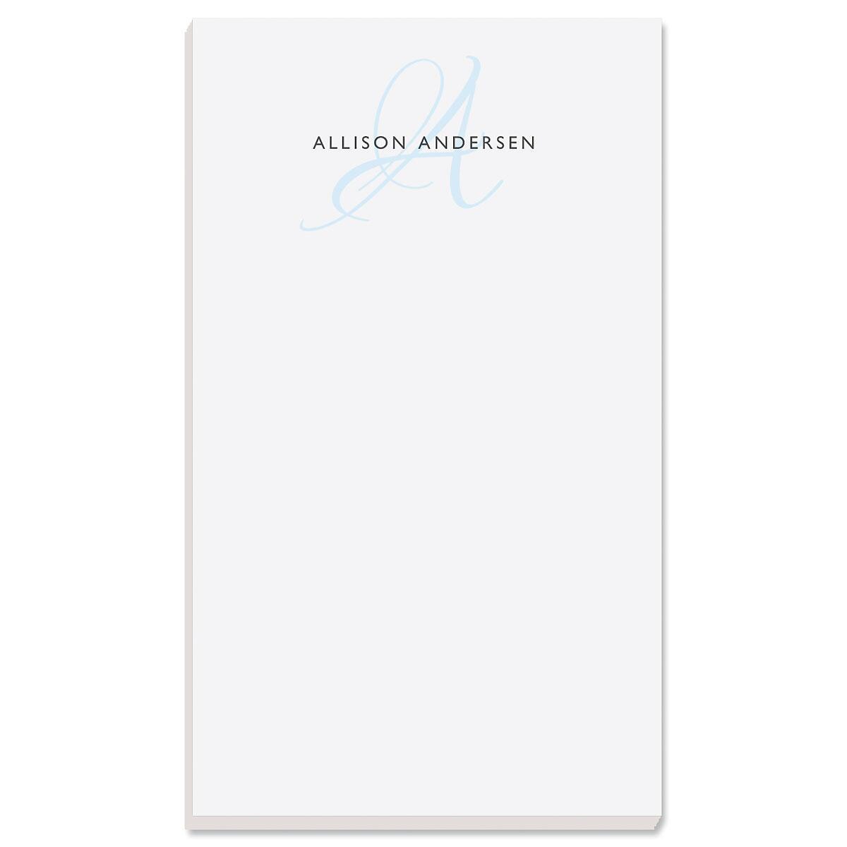 Initial Personalized Notepads | Colorful Images