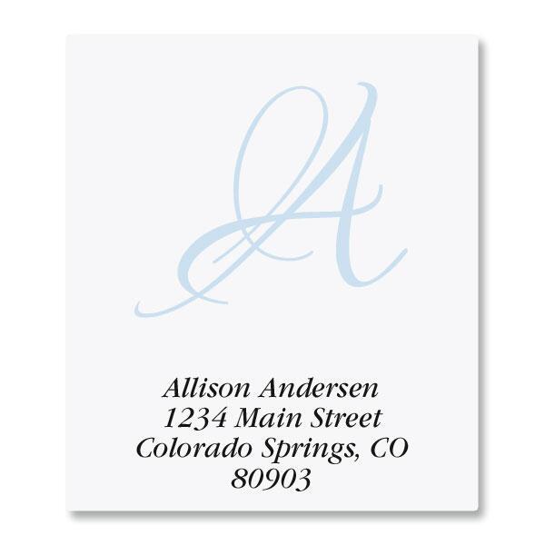 Initial Select Address Labels | Colorful Images