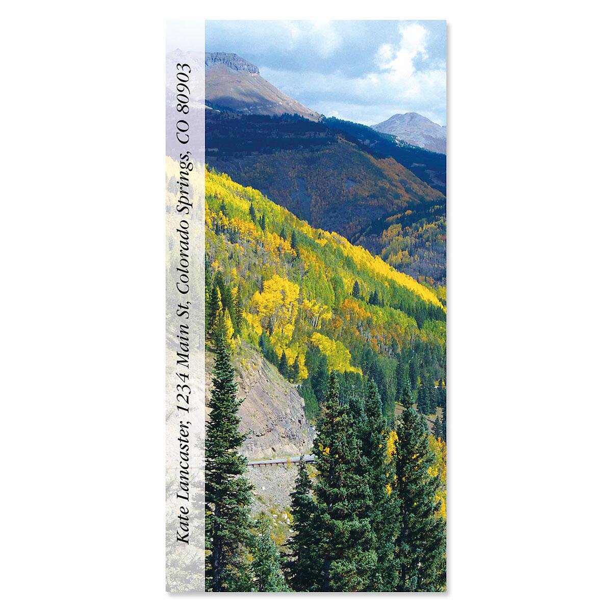 Inspired By Nature Oversized Return Address Labels | Colorful Images
