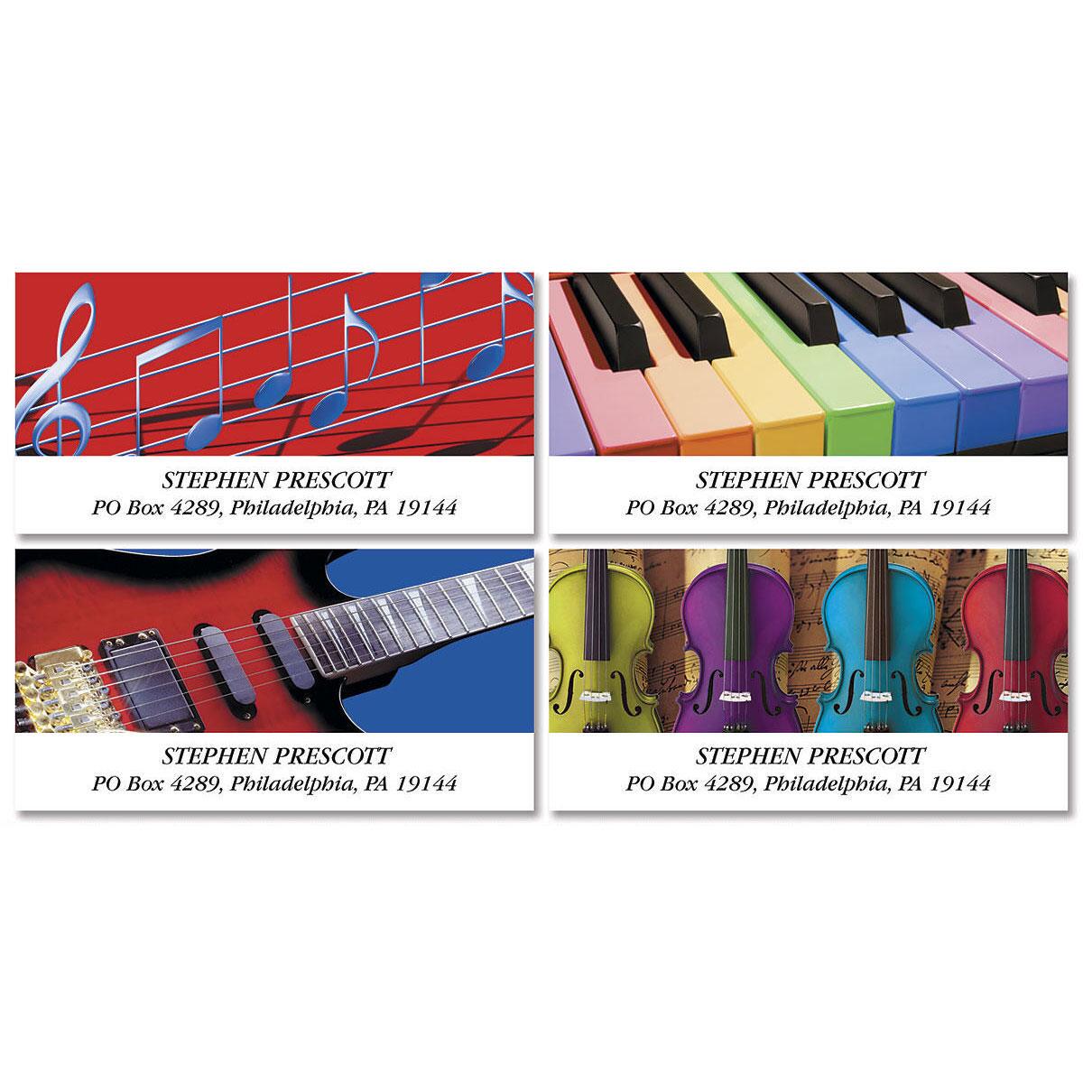 Instrumental Address Labels | Colorful Images