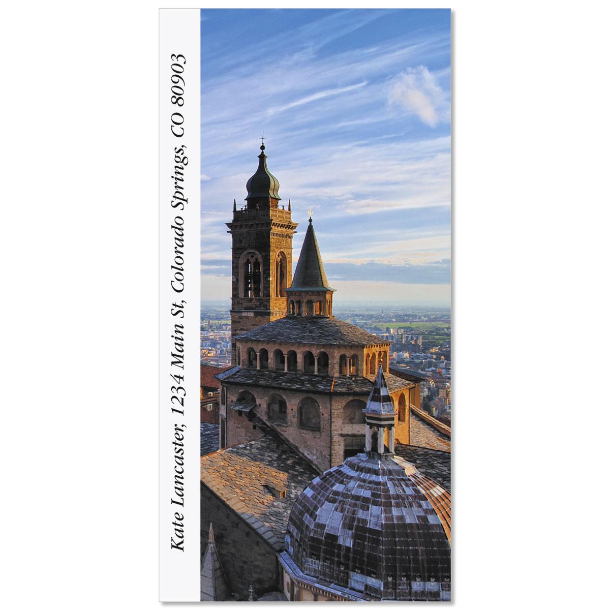 Italia Oversized Return Address Labels | Colorful Images