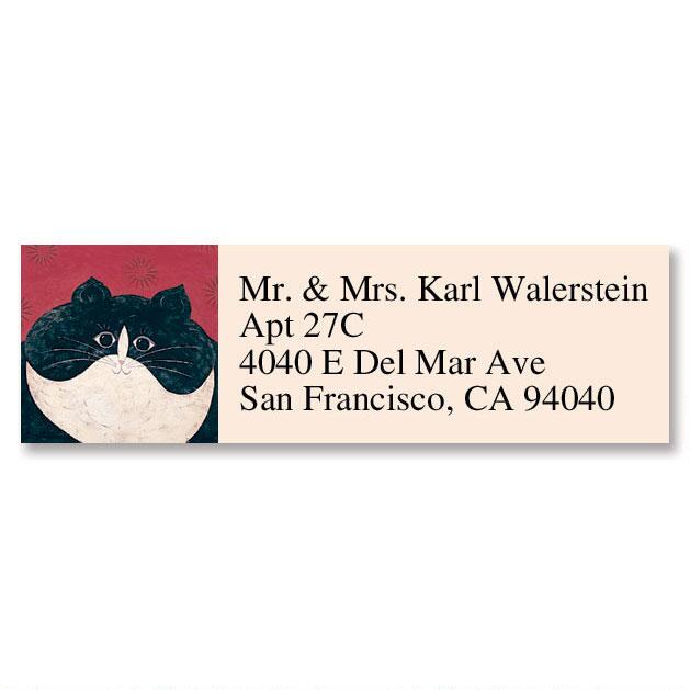 Kitty Classic Return Address Labels by Warren Kimble | Colorful Images