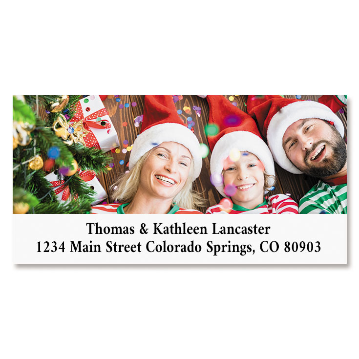 Personalized Direct Deluxe Photo Address Label | Colorful Images