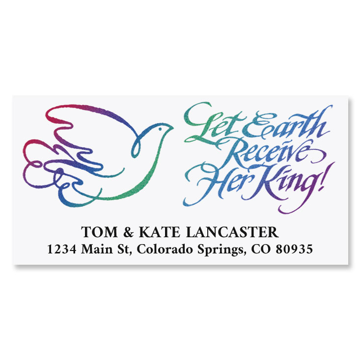 Faith Expressions Deluxe Address Labels | Colorful Images