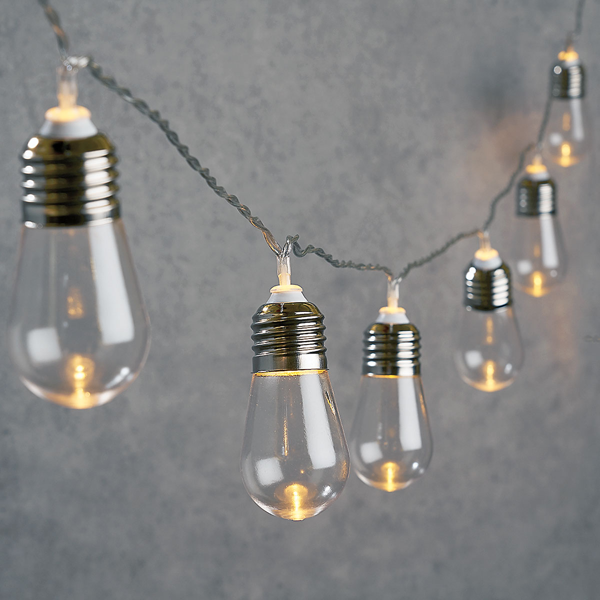 8-Foot String of Edison-Style Bulbs | Colorful Images