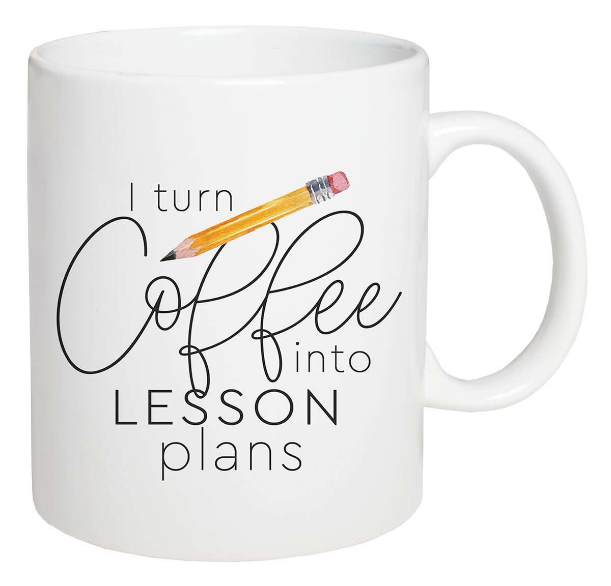 Coffee Mug I Turn Coffee Into Lesson Plans | Colorful Images