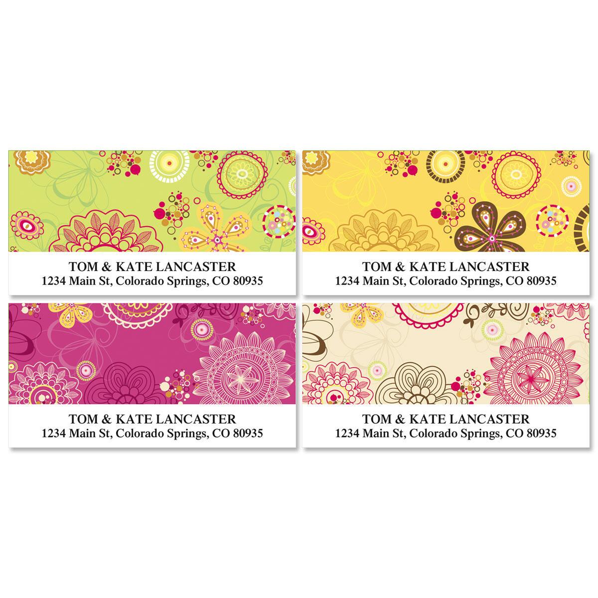 My Life Deluxe Return Address Labels | Colorful Images