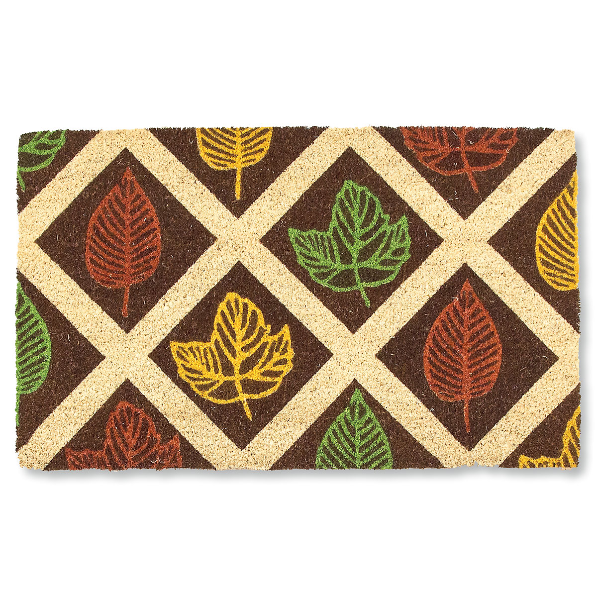Leaf Rubbing Doormat | Colorful Images