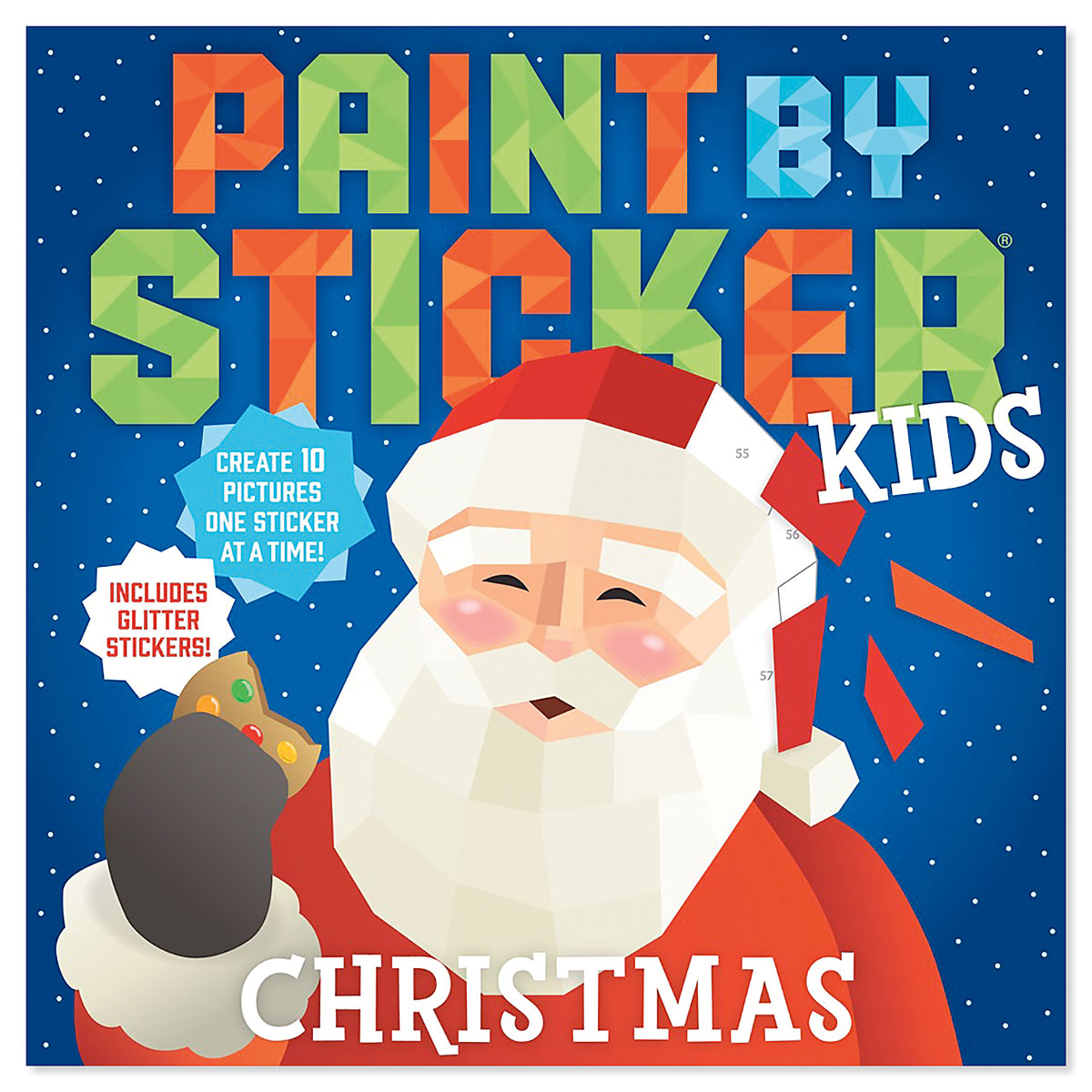 Christmas Paint by Sticker Book | Colorful Images