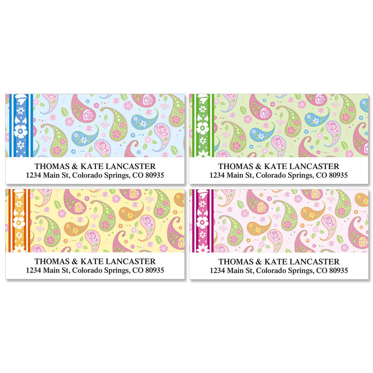 Pretty Posies Deluxe Address Labels | Colorful Images