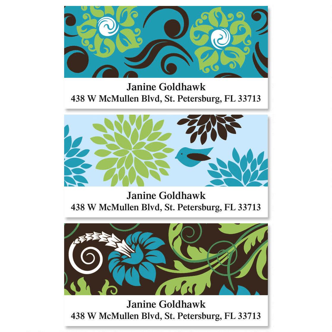 Razzle Dazzle Deluxe Return Address Labels | Colorful Images