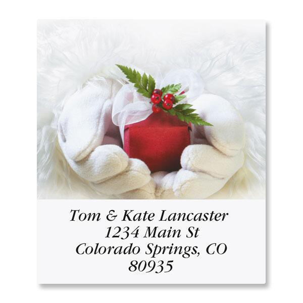 Santas Gift Select Return Address Labels | Colorful Images