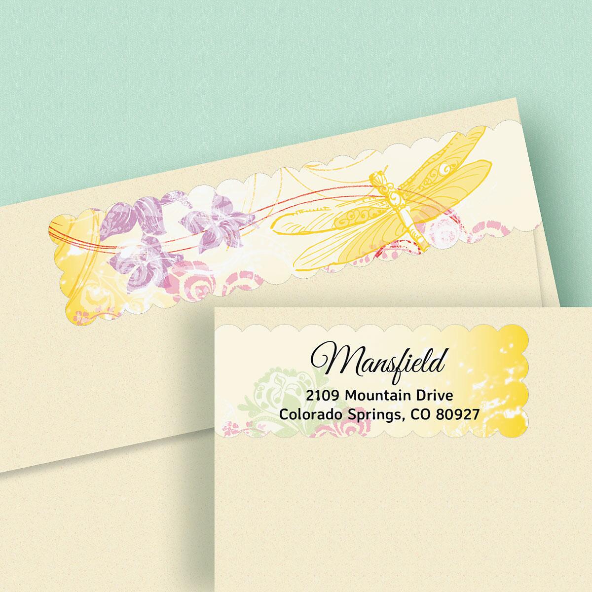 Seasons Connect Wrap Diecut Address Labels 479221 | Colorful Images