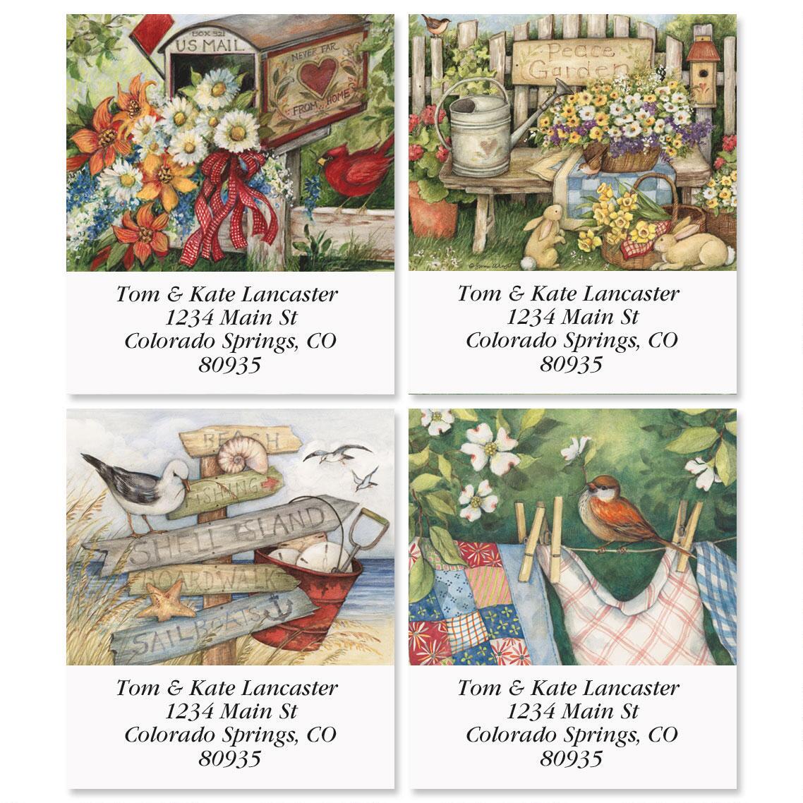 Signs of Summer Select Return Address Labels | Colorful Images