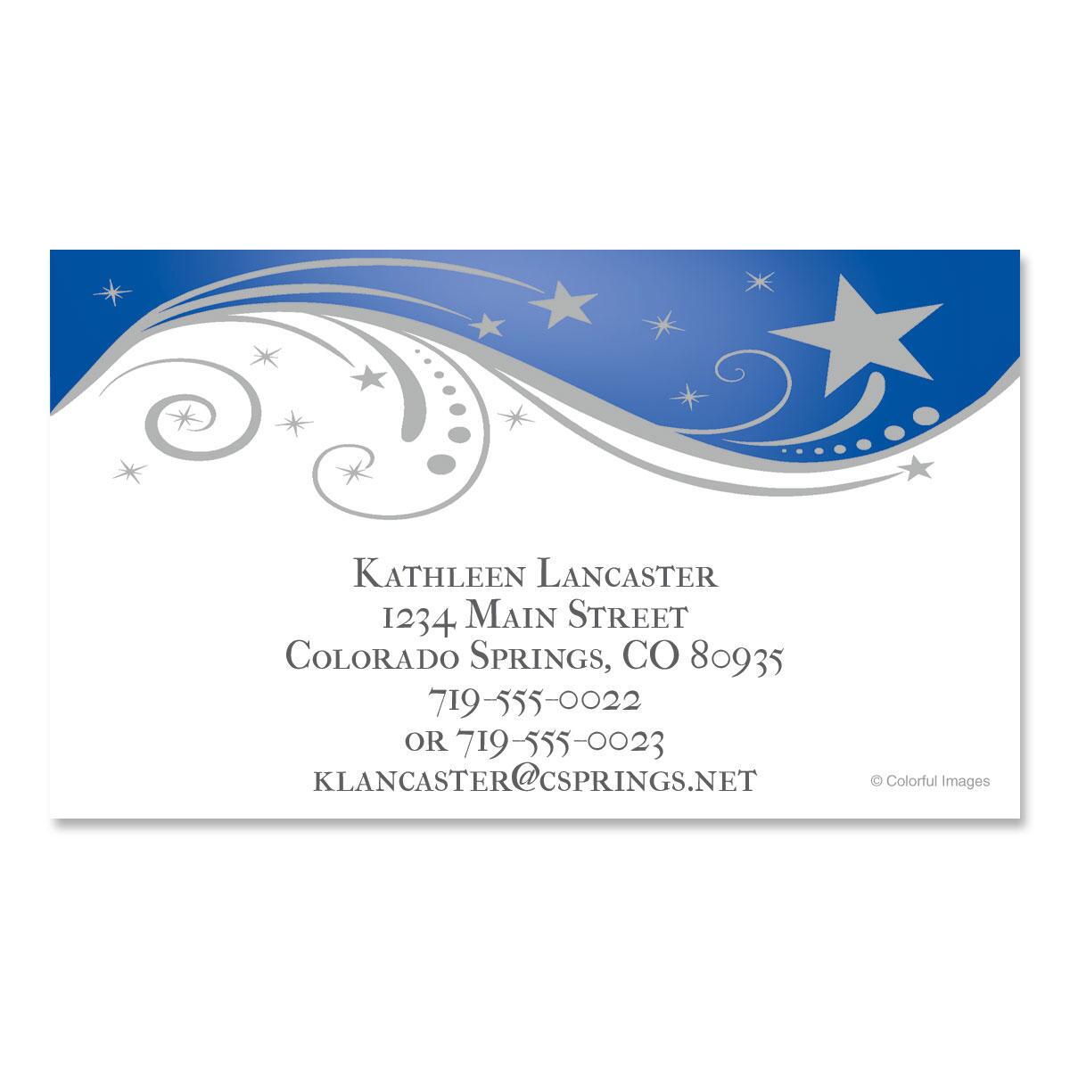 Splendid Star Business Cards | Colorful Images