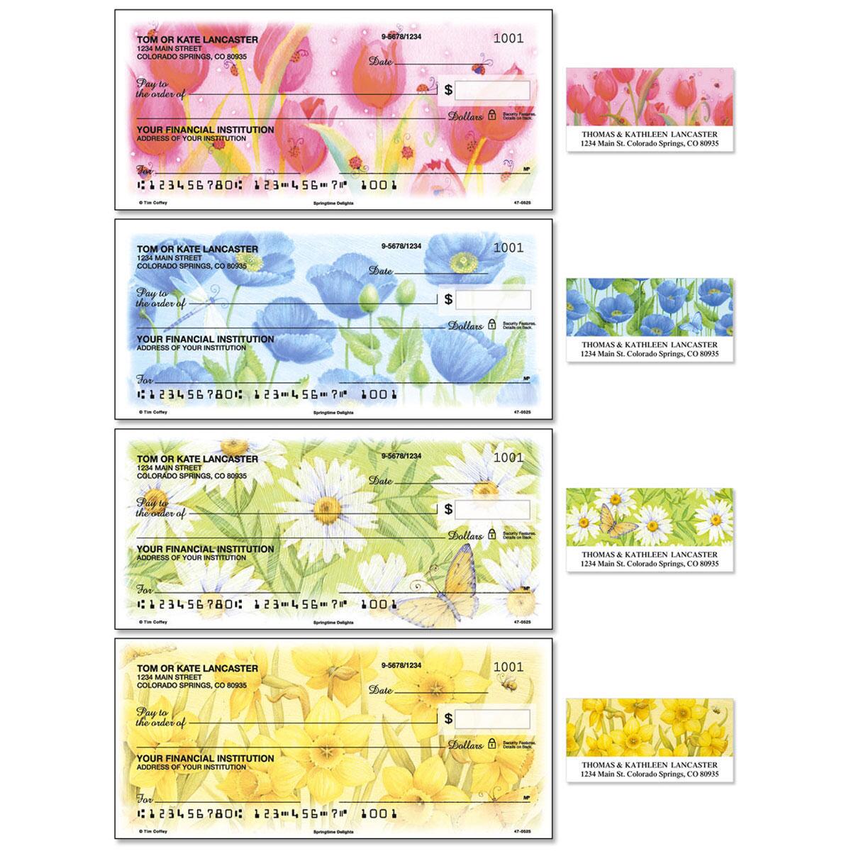 Springtime Delights Personal Duplicate Checks With Matching Address ...