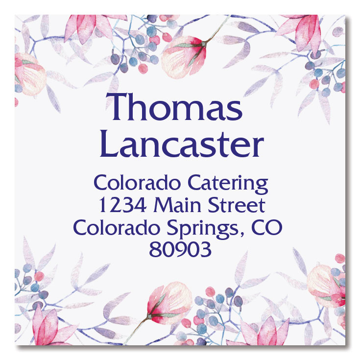 Tender Square Labels | Colorful Images