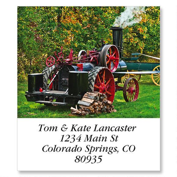 Steam Tractor Select Address Labels | Colorful Images