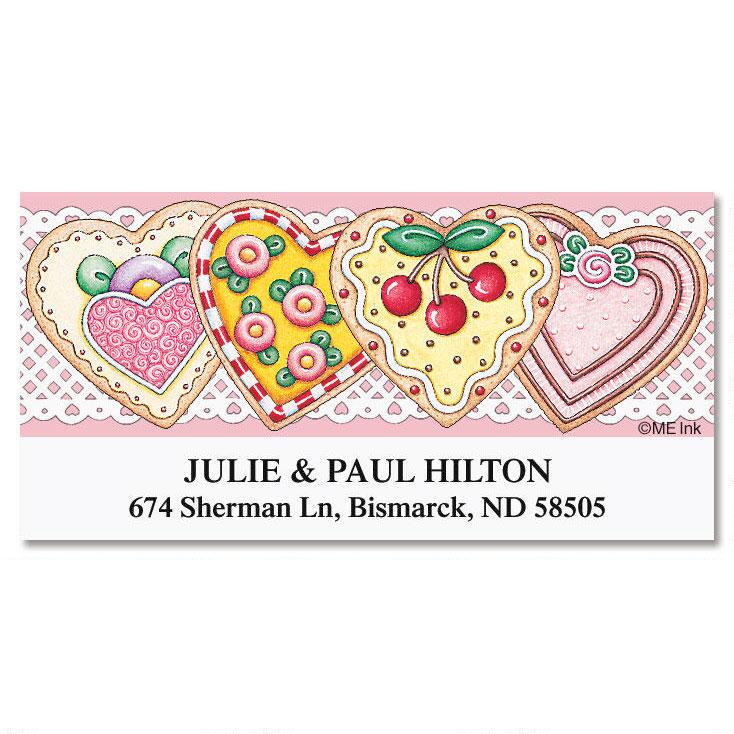 Sweetheart Treats Deluxe Return Address Labels | Colorful Images