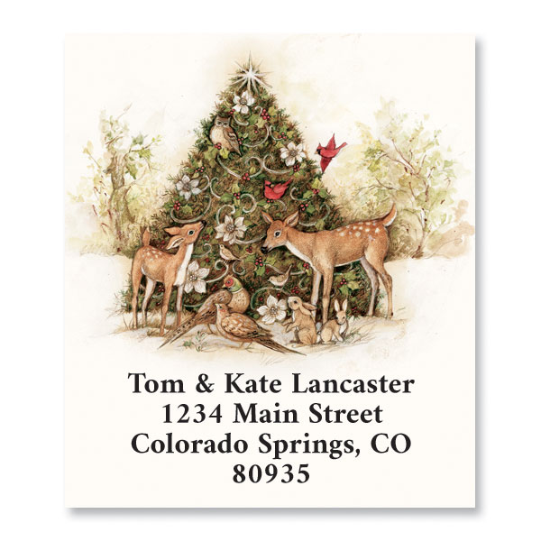 Woodland Tree Select Return Address Labels | Colorful Images